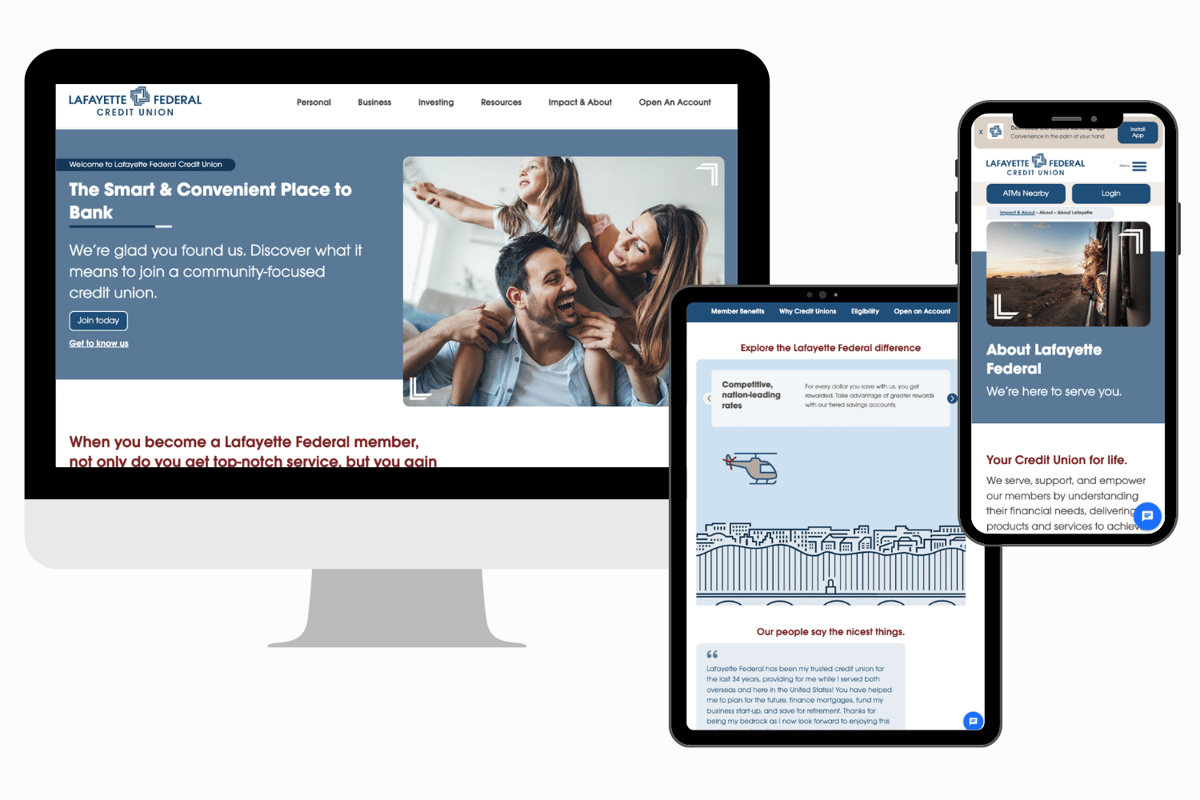 Patriot Federal Credit Union's New Website is Built to Last - PixelSpoke